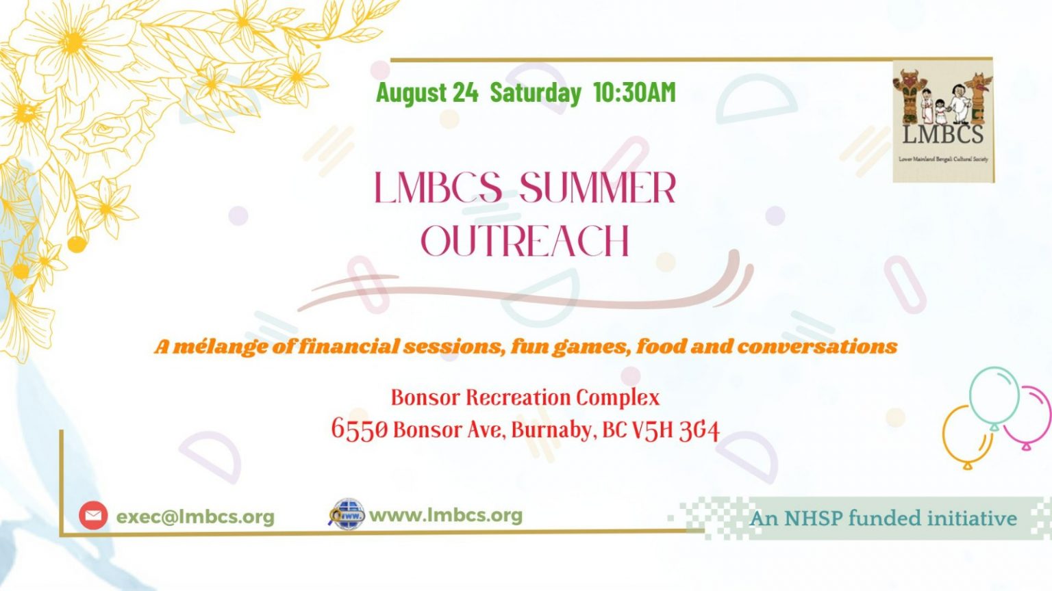LMBCS Summer outreach – 2024